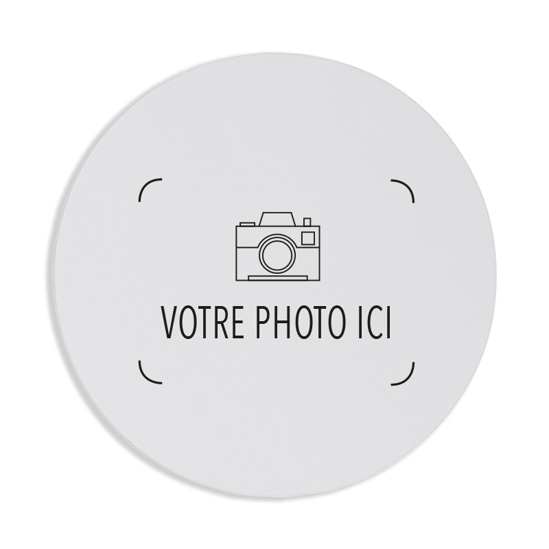 Magnet rond personnalisable photo pour le frigo